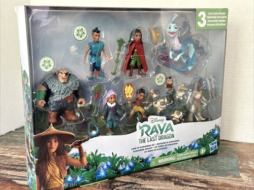 Raya and the Last Dragon Land of Kumandra PVC Figures Set Disney NEW ...