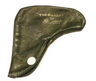 *John Letters Scotland “THE BANKER” Leather Blade Putter Cover, Good ...