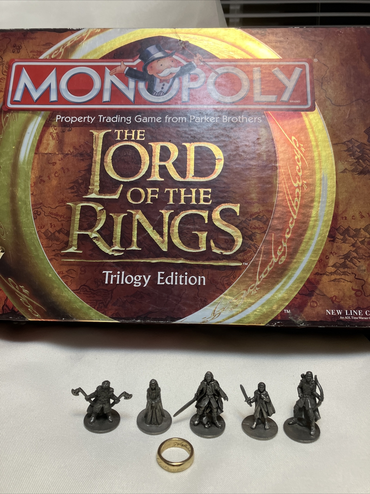 Lot of 5 Monopoly Lord of The Rings TRILOGY Edition Tokens & RING ...