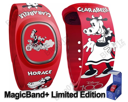 NEW Disney Parks Horace and Clarabelle Cow Magic Band Plus Red 100 ...