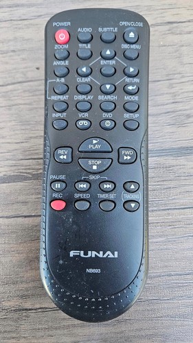 FUNAI NB693 DVD/VCR REMOTE CONTROL T35 | eBay