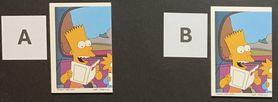 1990 Diamond Simpsons Sticker Cards - Pick Choose Complete Your Set | eBay