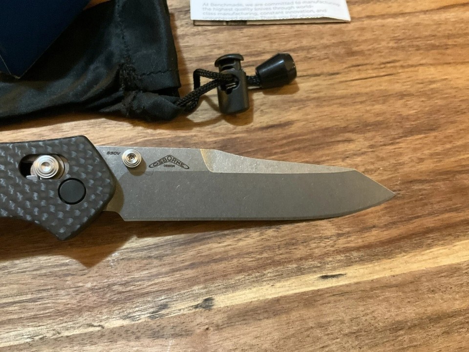Benchmade 940-1 Osborne Carbon Fiber S90V Blade – Premium EDC Knife-NEW ...