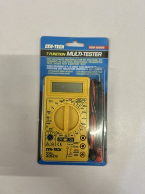 CEN-TECH 7 Function Digital MultiMeter - Multi-Tester 90899 | eBay