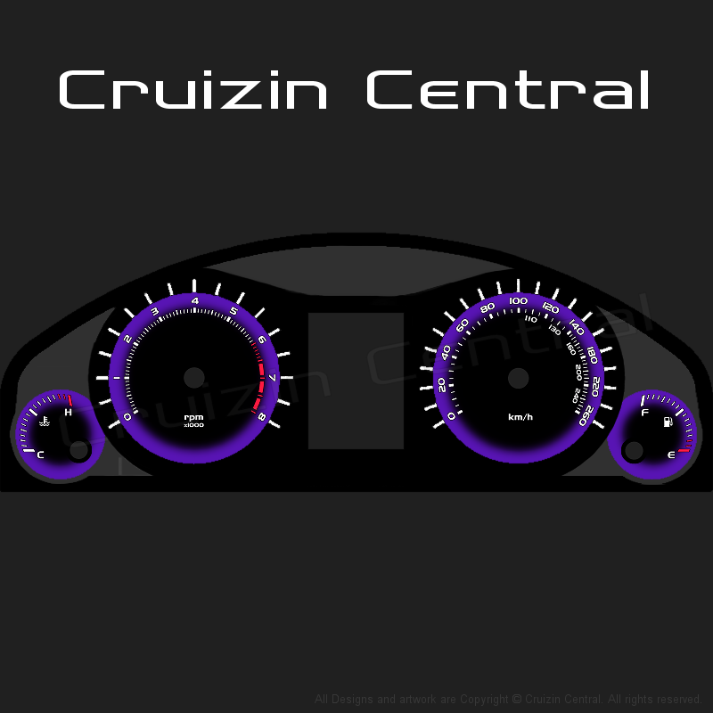 Plastic COLOUR DIALS for Holden Commodore VE HSV gauge speedo tacho ...