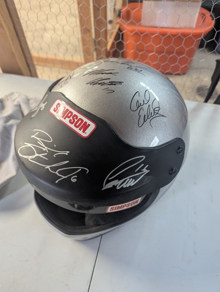 NASCAR Roush Racing signed helmet 2011 Carl Edwards Jack Roush | eBay