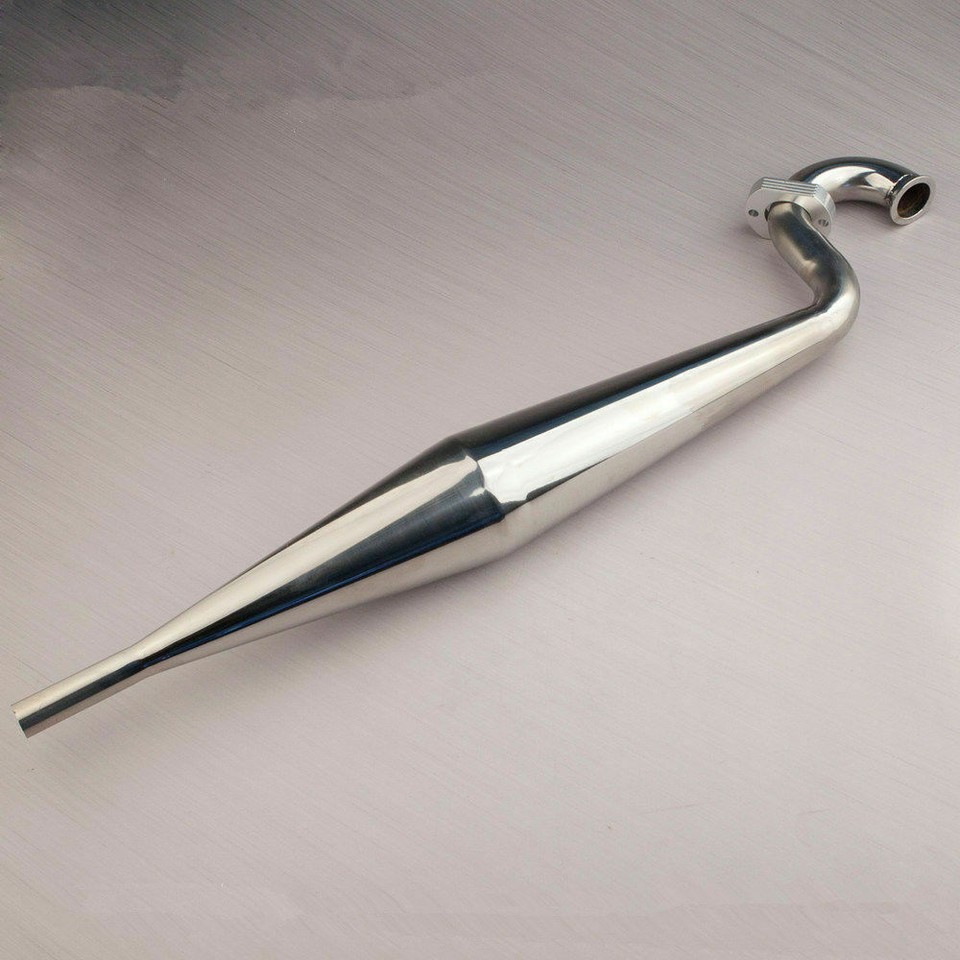 RC Boat Engine Stainless Steel Exhaust Pipe Tuned Pipe for 26cc Zenoah ...