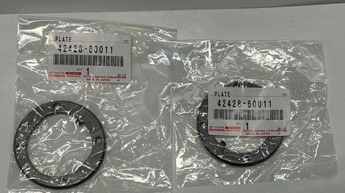 2-PC LAND CRUISER,PICKUP,4RUNNER(79-97) GENUINE PLATE,RR AXLE NUTLOC ...