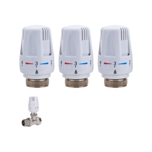 3X Thermostat TRV Radiator Heating Control Valve Head | eBay UK