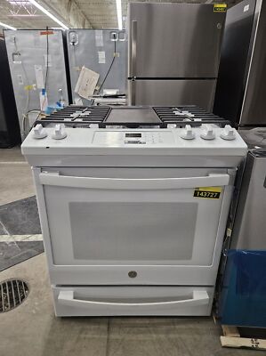 GE JGS760DPWW 30" White Slide In 5 Burner Gas Range NOB #143727 BP | eBay