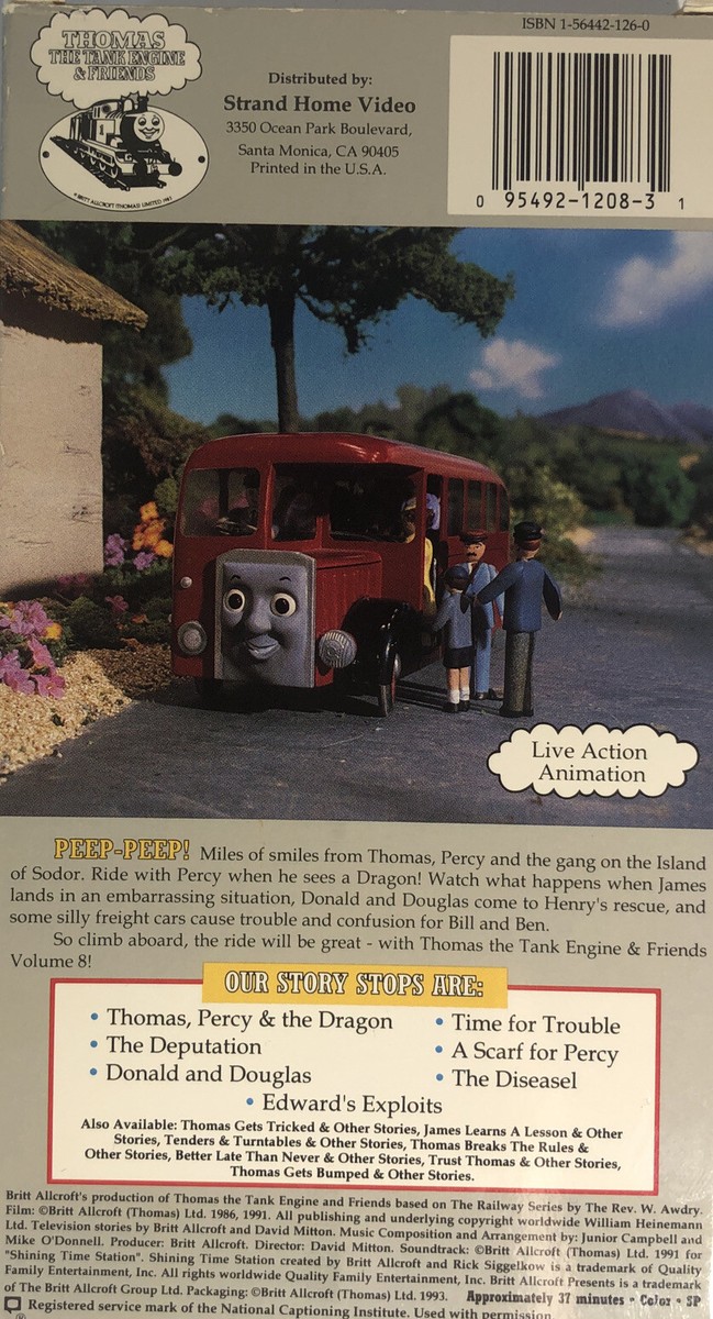 Thomas Percy And The Dragon Vhs Ebay