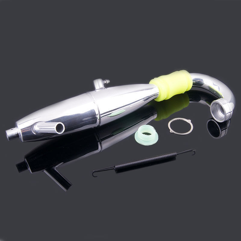 1/8 Nitro Rc Car Exhaust Pipe For Hpi Trophy D8S Savage Buggy Truggy ...
