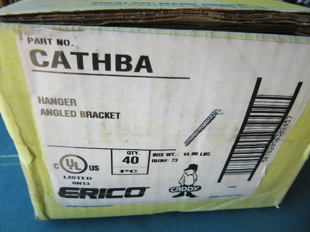 40 Pieces- Erico CADDY CATHBA Hanger Angled Bracket 8n13 for sale ...