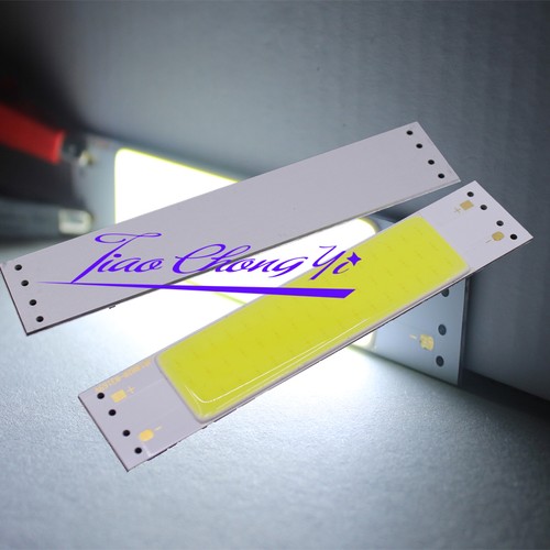 1PCS 3W 100X20mm 300mA 9V COB LED Cool white Panel strip lights For DIY ...
