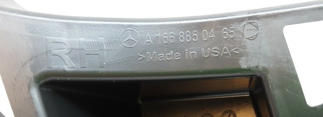 2016 MERCEDES BENZ GLE W166 Rear Right Side Bumper Bracket Mount ...