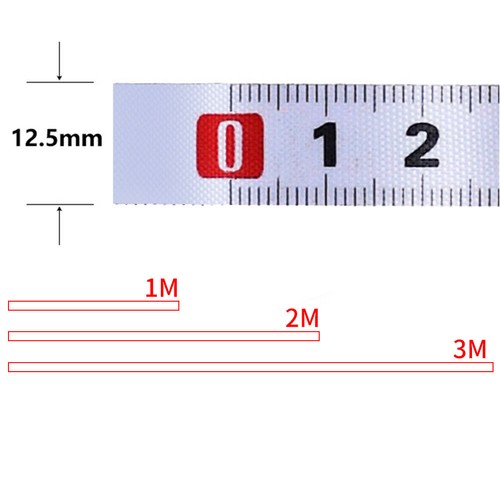 Measuring Tool Tape Measure Metric Rulers Portable Steel Self String | eBay
