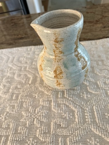 Ceramic Pottery Water Pitcher/Vase Studio Art Alaska Seafoam Green ...