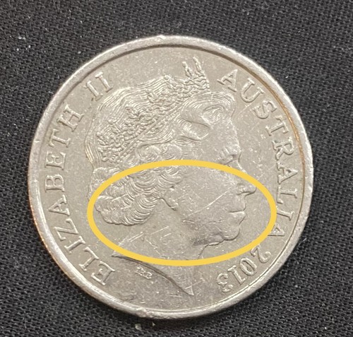 Die Error Cud 2013 10 cent Australian Coin | eBay