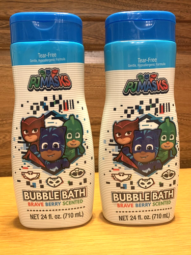 2 Pack PJ Masks Tear-Free Hypoallergenic Bubble Bath, Brave Berry, 24 ...
