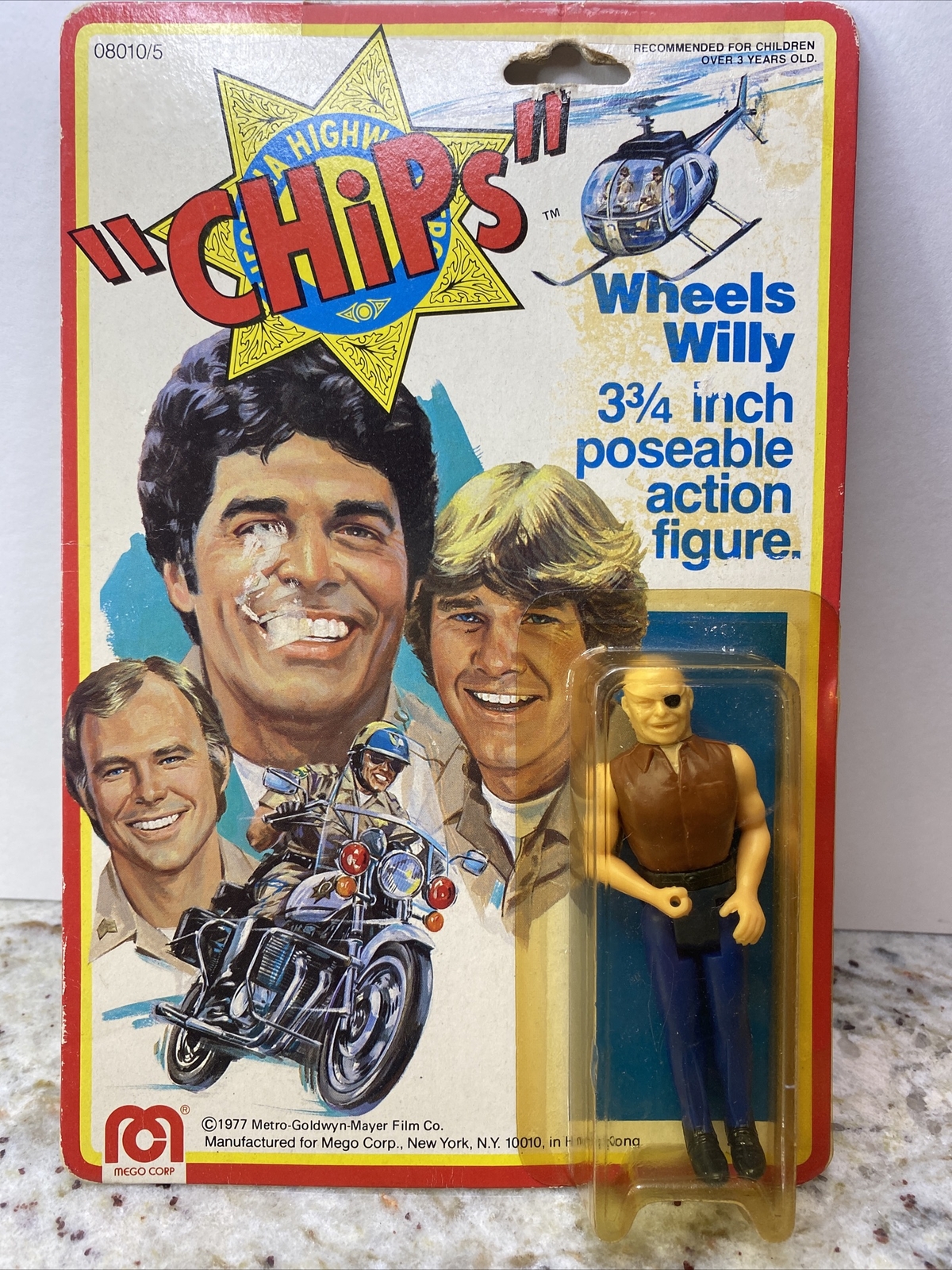 1977 Mego Toys CHiPS Wheels Willy Figure | eBay