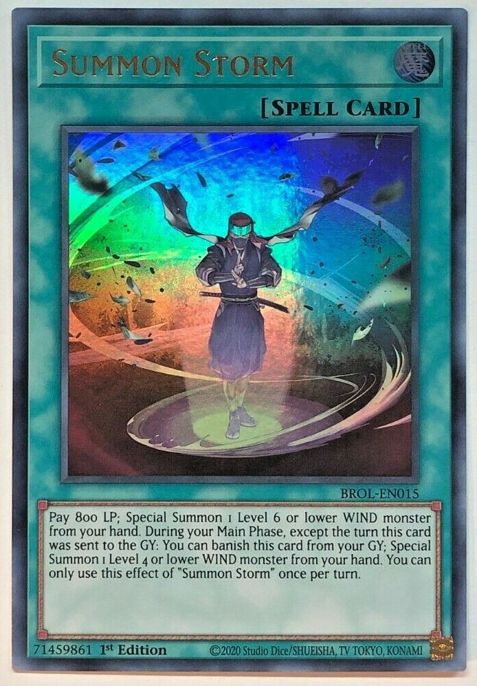 YuGiOh - Brothers of Legend - Summon Storm - BROL-EN015 - Ultra Rare | eBay