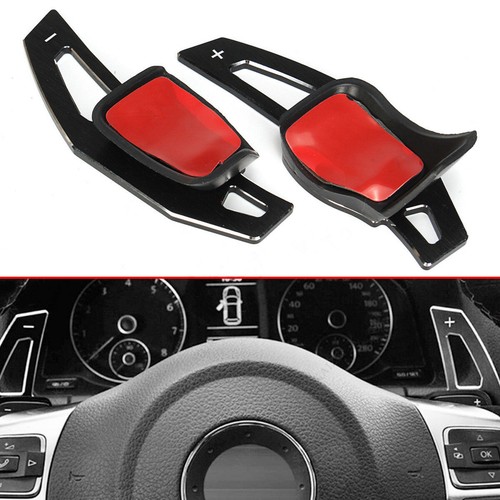Black Paddle Shift Extension DSG For VW Golf 5 6 MK5 MK6 GTI R32 R R20 ...