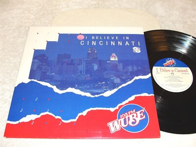 "WUBE-I Believe In Cincinnati" 1987 Rock LP, VG+, A Celebration of 200 ...