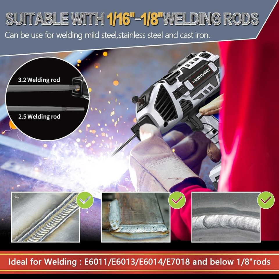 Saker Portable Electric Welding Machine,110V Portable Welder Handheld ...