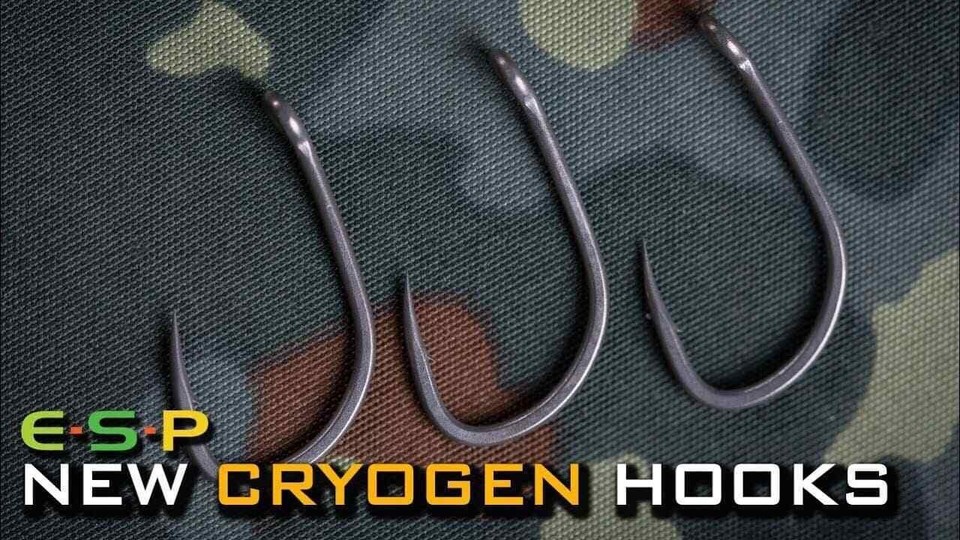 ESP Cryogen Claw Hammer BARBED / BARBLESS CARP FISHING Hooks ALL SIZES ...