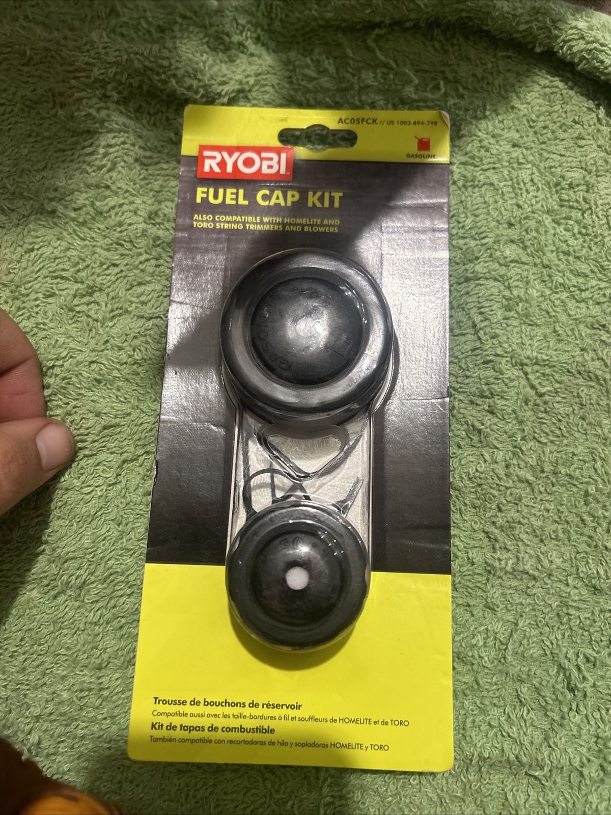 RYOBI Fuel Cap Kit AC05FCK Also Compatible W/ Homelite & Toro String ...