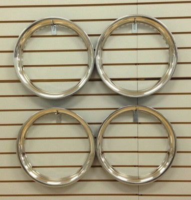 15" NEW Stainless Steel Beauty Rings TRIM RING SET Of 4 | eBay