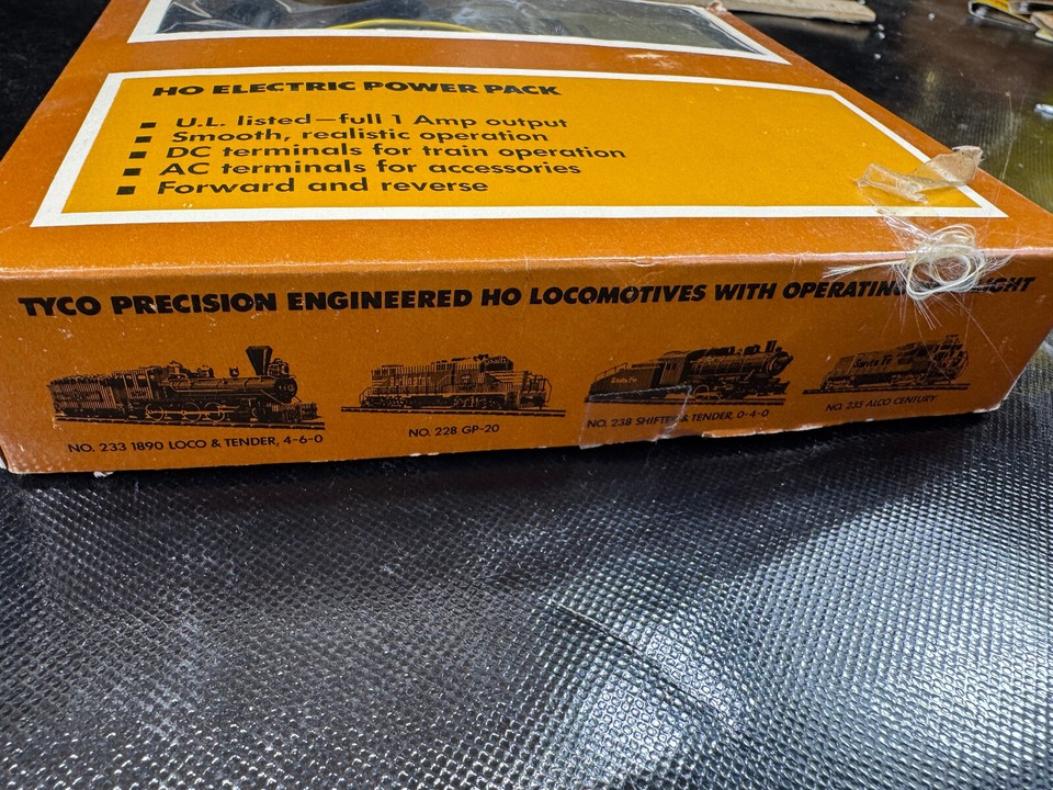 TYCO HO Train 1 Amp Electric Power Pack in box Untested | eBay