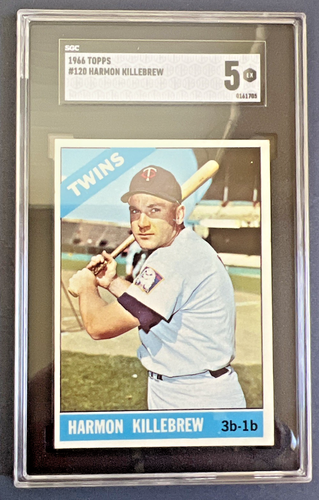 1966 Topps #120 Harmon Killebrew Minnesota Twins HOF SGC 5 Excellent | eBay