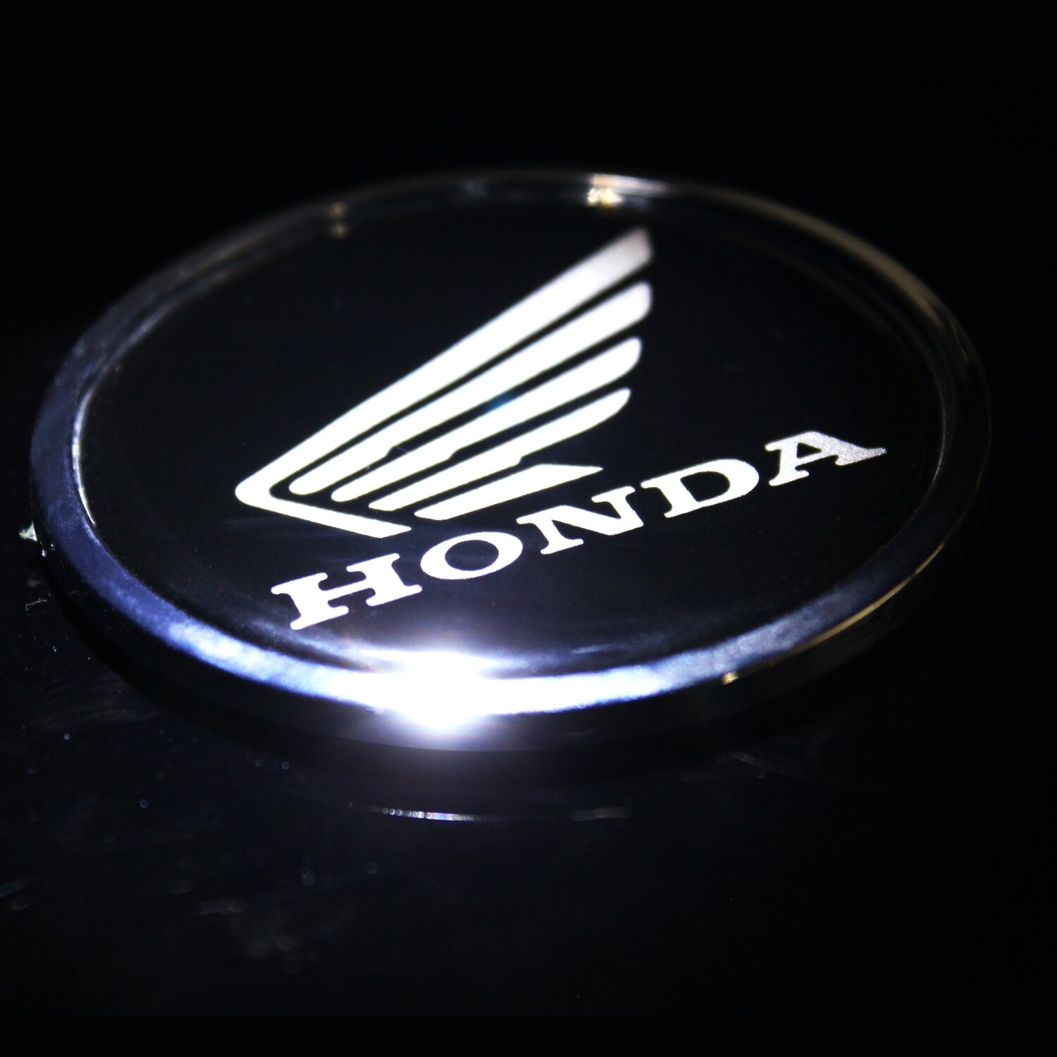 2.5" REFLECTIVE LOGO STICKER DECAL FOR CBR+REAL CARBON FIBER FUEL TANK ...