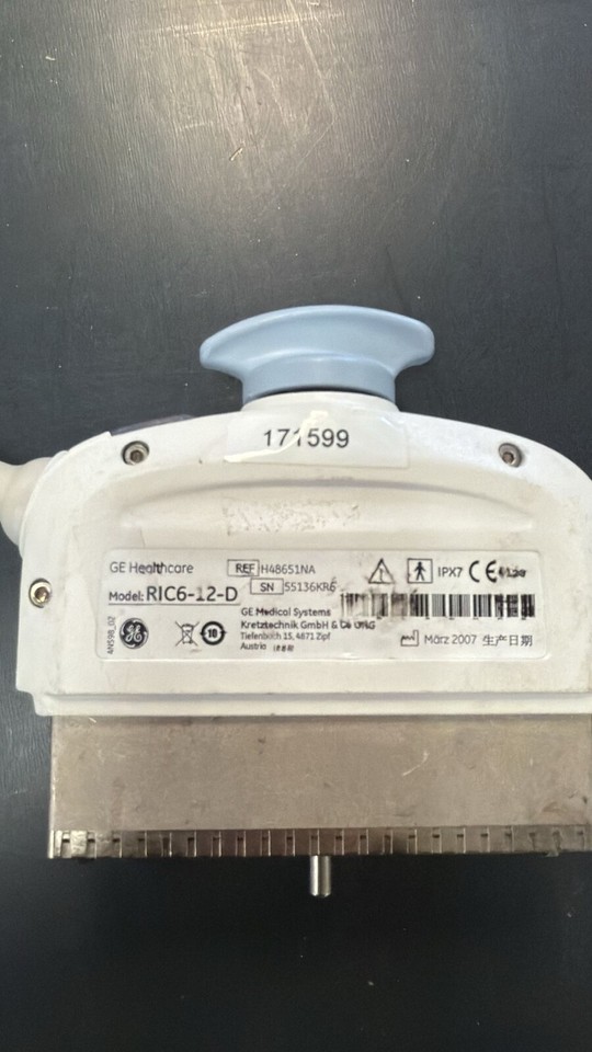 GE RIC6-12-D Ultrasound Probe / Transducer SN 55136KR6 | eBay