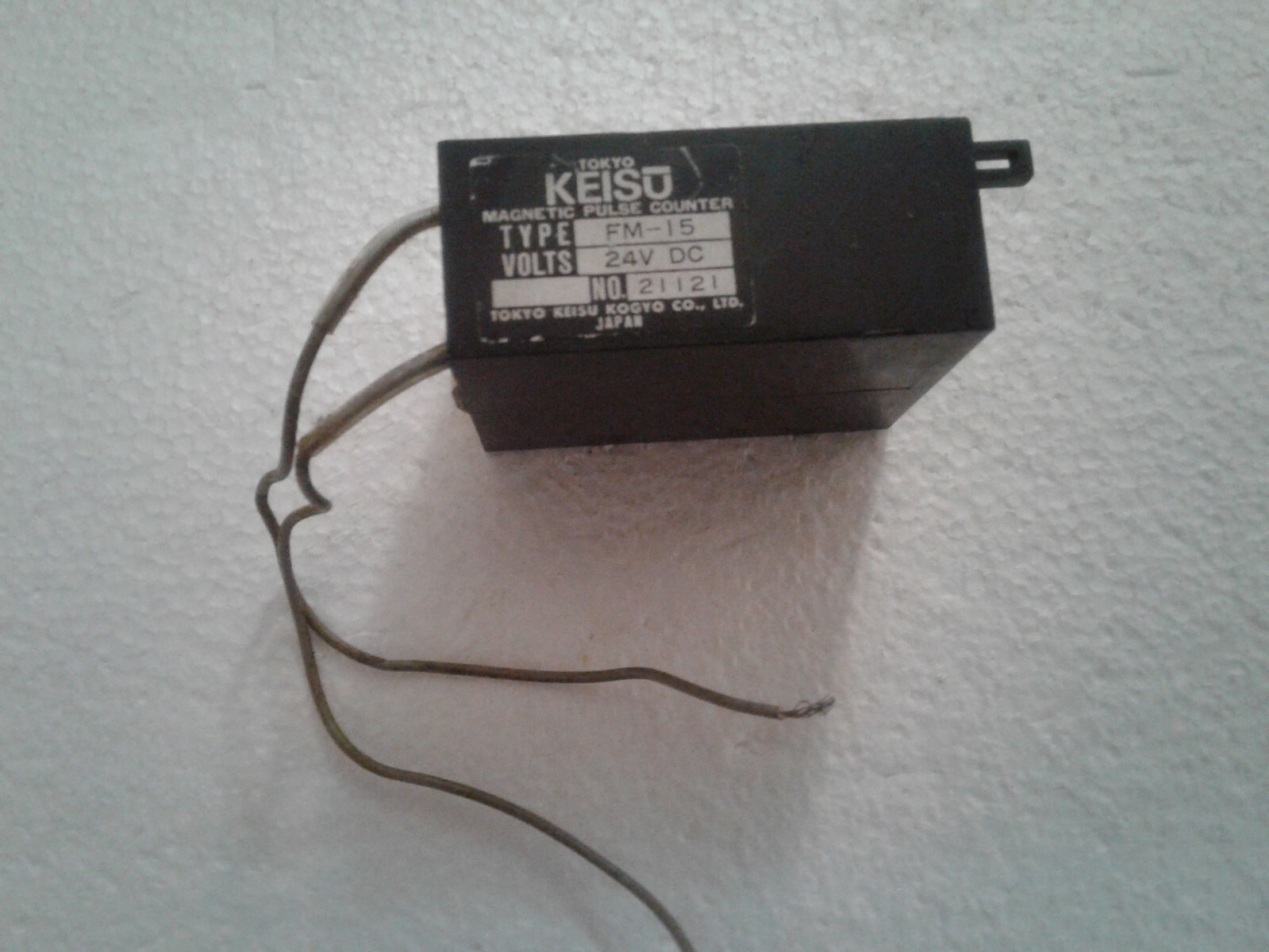 KEISU COUNTER 24VDC TYPE FM-15 NO 21121 MAGNETIC PULSE(1PCS) | eBay