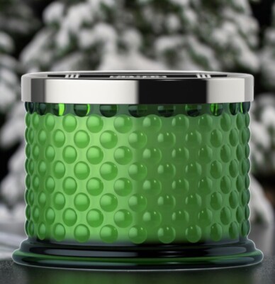 HomeWorx by Harry Slatkin Frosted White Pine Scented 3-Wick Candle 14oz ...