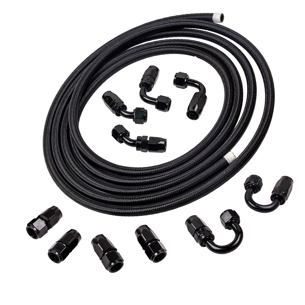 Vibrant Auto Performance Fuel Hoses, Lines & Fittings 5 Meter 8AN Steel ...