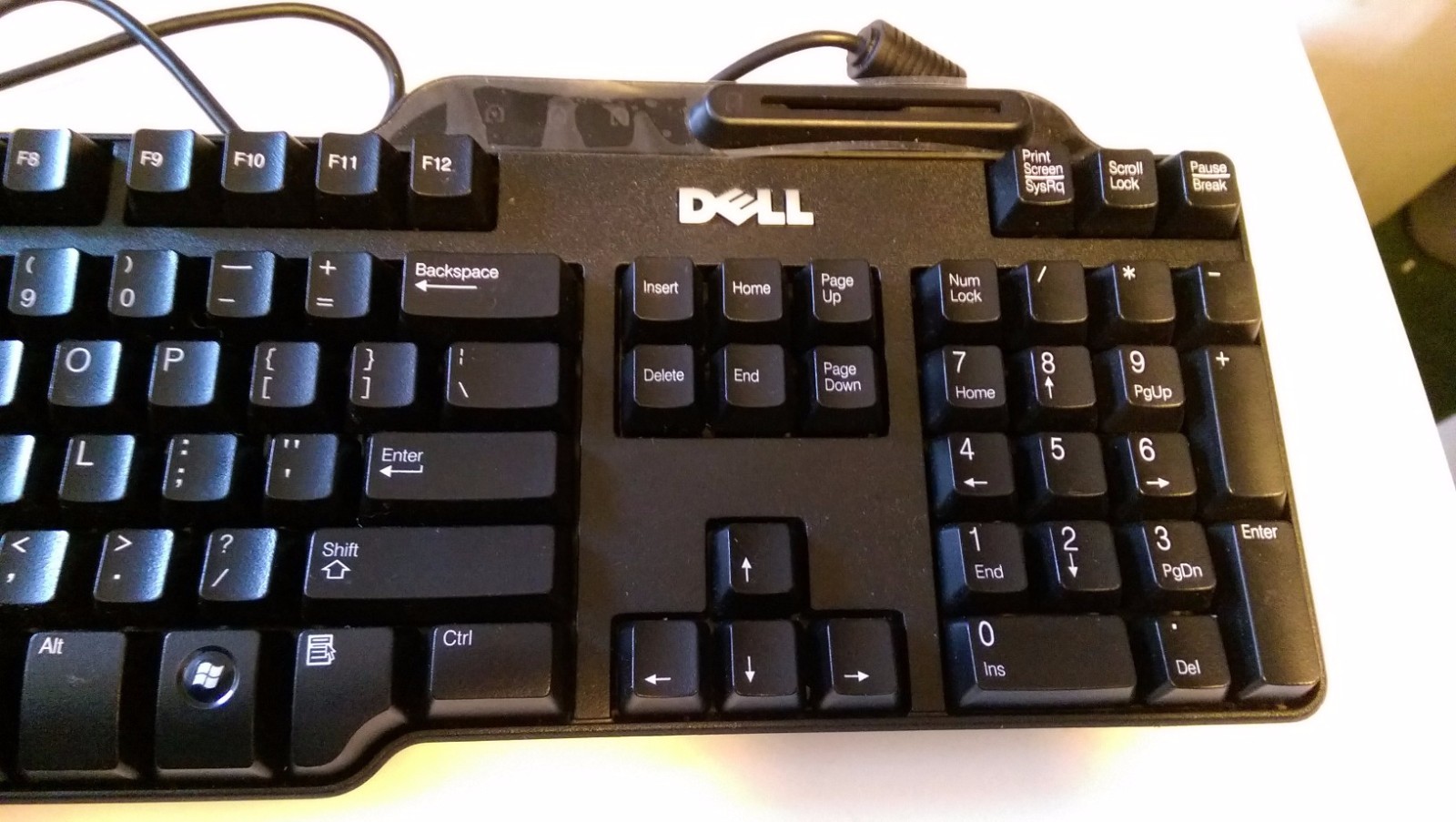 Dell Genuine RT7D60USB Smart Card Reader Keyboard, LOT OF 4. Cleaned ...
