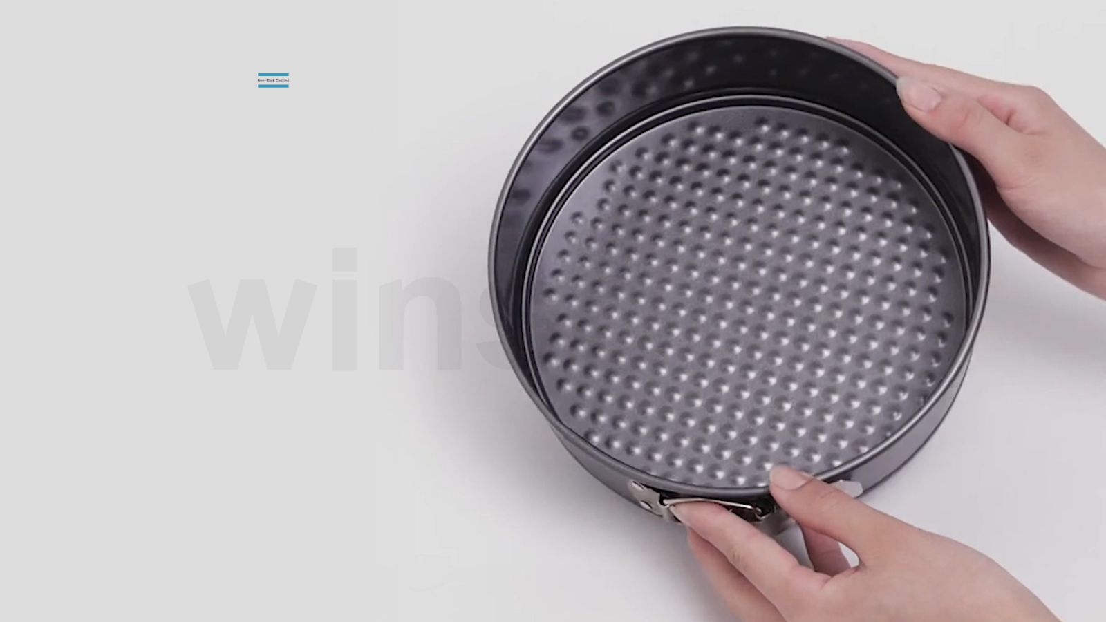 Round Cake Tins Springform Pan Set of 3 Nonstick Leak-proof Baking Oven ...