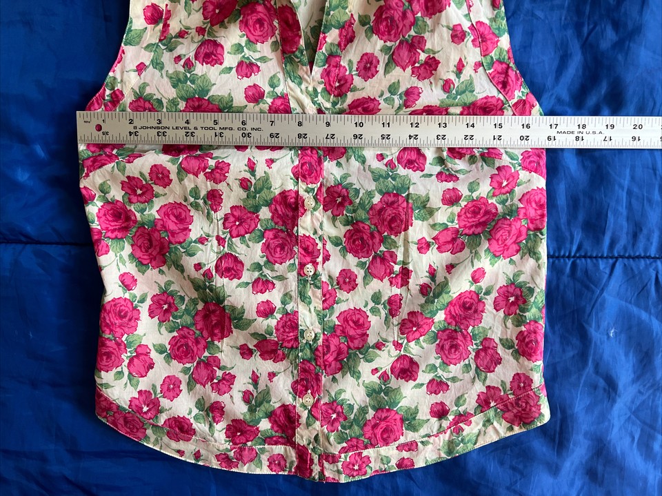 Liberty London Floral “Carline Rose” Top EUC UK 10/US 6 (fits US 2P-4P ...