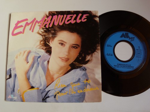 EMMANUELLE : Rien que toi pour m'endormir / Stop 7" 45T 1987 AB HIT 885 ...