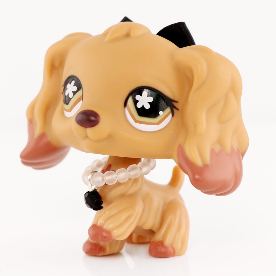 Mini Pet Shop LPS Cocker Spaniel 716 with Accessories Who Love LPS Kids ...