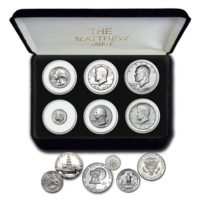 Three Coin Velour Box | eBay