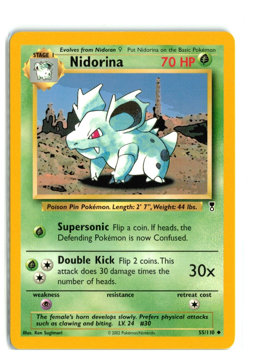 Nidorina Pokemon Card