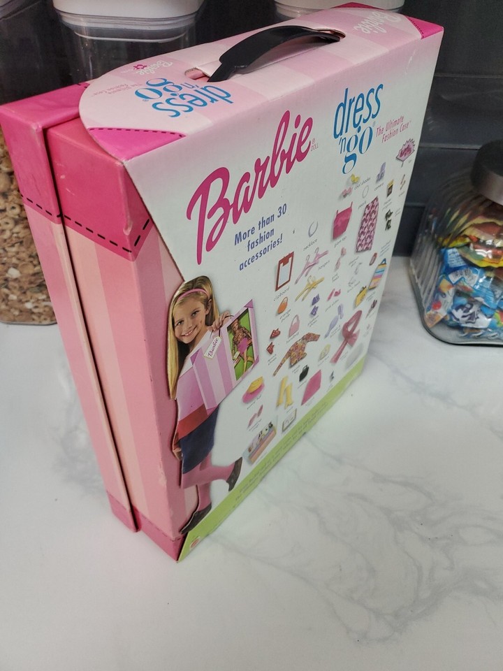 BARBIE DRESS 'N GO THE ULTIMATE FASHION CASE 2001 #55308 NEW | eBay