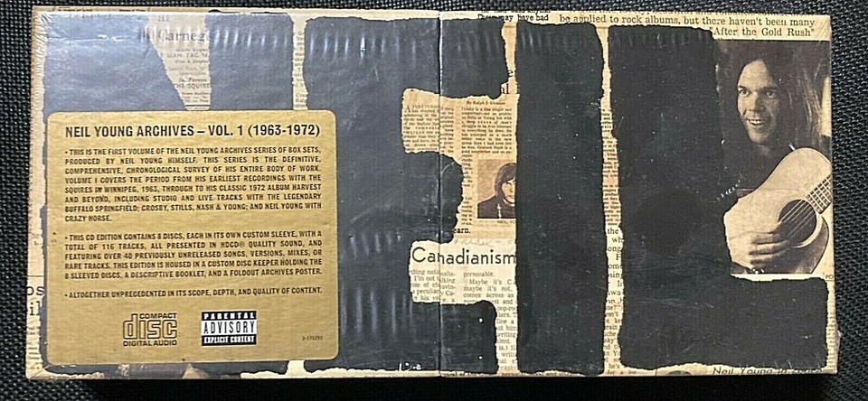 Neil Young ‎–Neil Young Archives -Vol. 1 (1963-1972)-8CD BoxSet USA ...