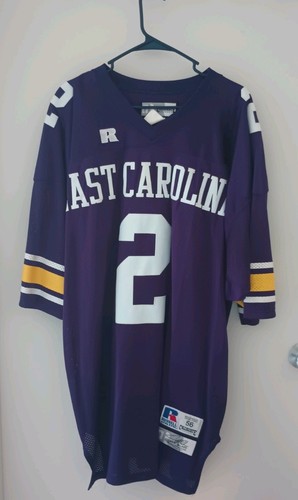 Jeff Blake East Carolina College Football Russell Jersey Size 56 | eBay