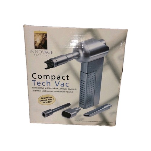 Innovage Products Compact Tech Vac 4 Nozzle Heads Included 694202100516 ...