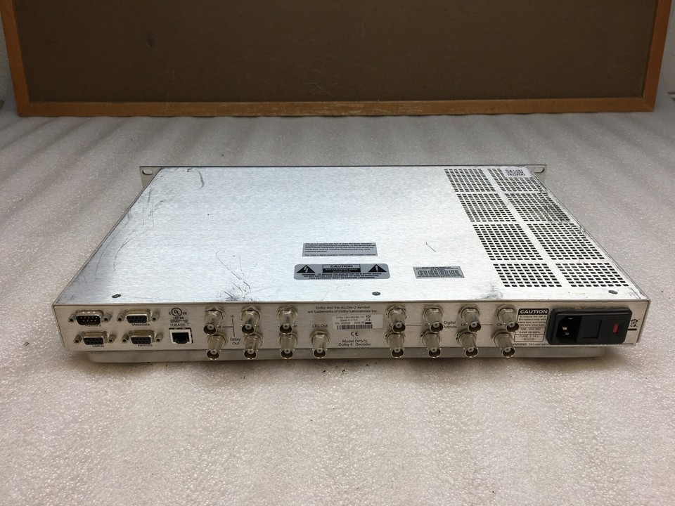 Dolby DP572 professional Dolby E Decoder Multichannel Audio ...